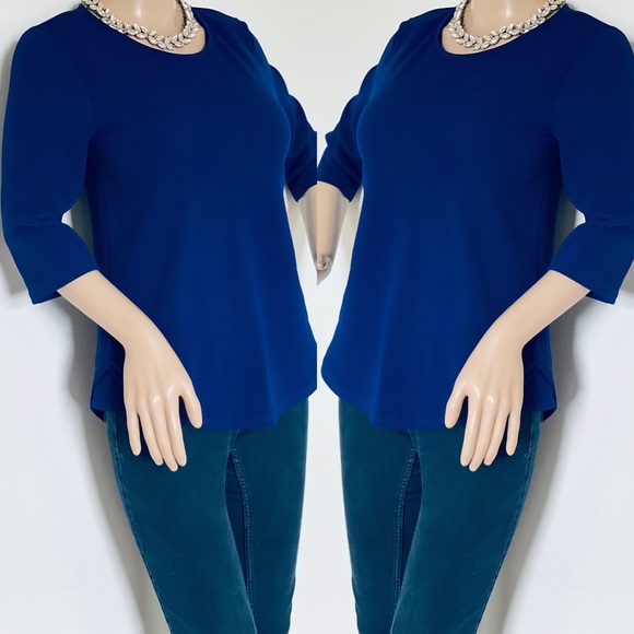 Green Envelope | Tops | Deep Royal Blue Top | Poshmark
